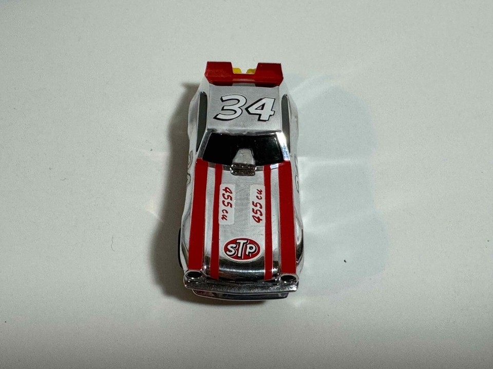 Tyco Pinto Funny Car HO Slot Car TESTED RARE Chrome STP Collectors ...