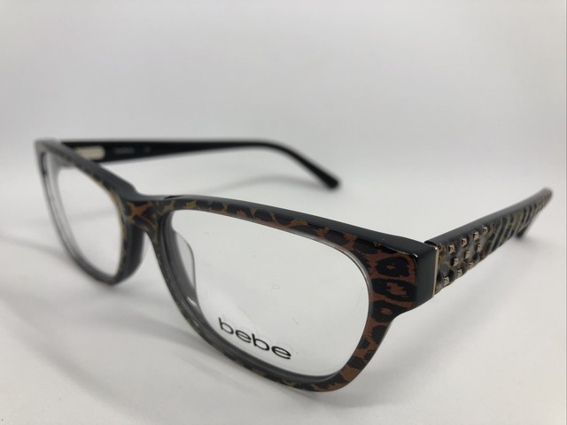 bebe Bb5160 Eyeglasses 001 Jet Animal 100 Authentic for sale online | eBay