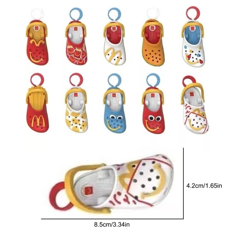 2024 McDonalds Mini Croc Keychain Happy Meal Toys - Exclusive ...