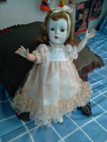 1950's VTG American Character Walking Doll SWEET SUE 14” Tall Complete ...
