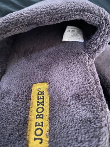 Joe Boxer Slip On House Slippers in Navy in US Womens 9/10 Runs Small ...