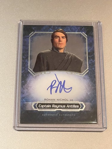 2016 Topps Star Wars Masterwork Raymus Antilles Rohan Nichol as Captain ...