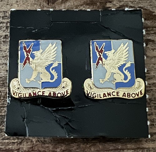 Authentic US Army 224th Military Intelligence BN Pin Pair | eBay