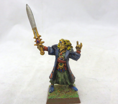 Warhammer High Elves Mage loremaster lord highborn well painted metal ...