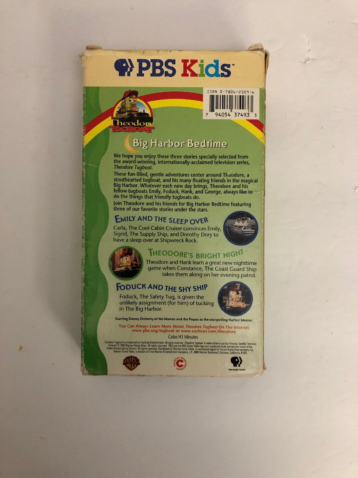 Theodore Tugboat Big Harbor Bedtime Vhs