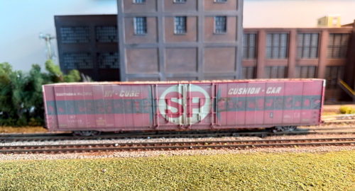 Custom Weathered Tangent HO Scale 86’ Hi-Cube DD Box Car SP #616512 | eBay