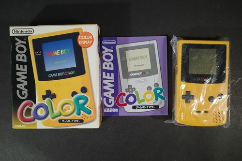 Nintendo Game Boy Color Yellow Console with Box Manual GBC Nintendo | eBay