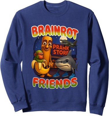 All Brainrot Italian Meme Cute Friends Selfie Funny Unisex Crewneck ...