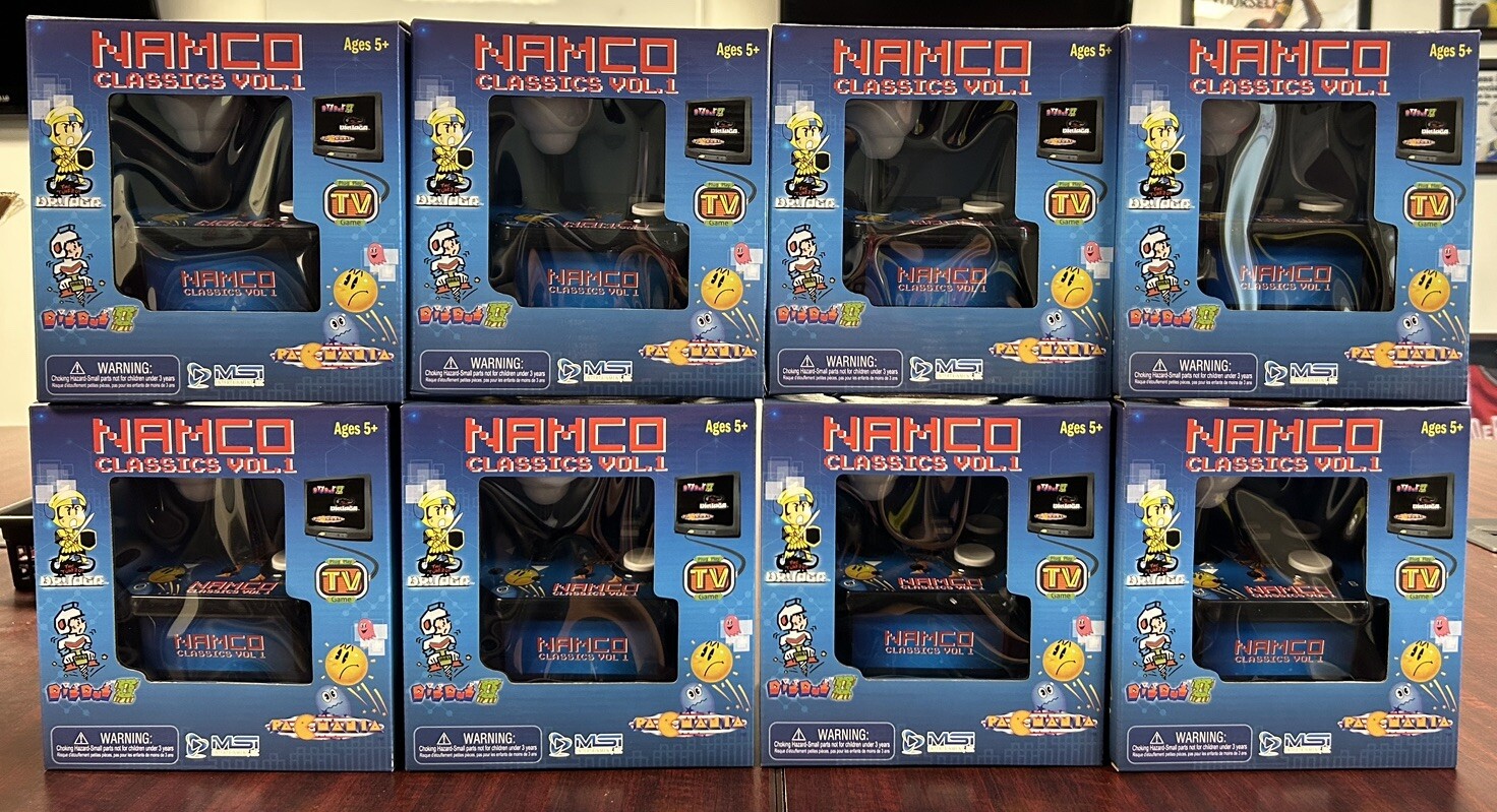 (1) New Namco Plug & Play Classics BNIB Arcade 3 in 1 Pac-Man, Dig Dug ...