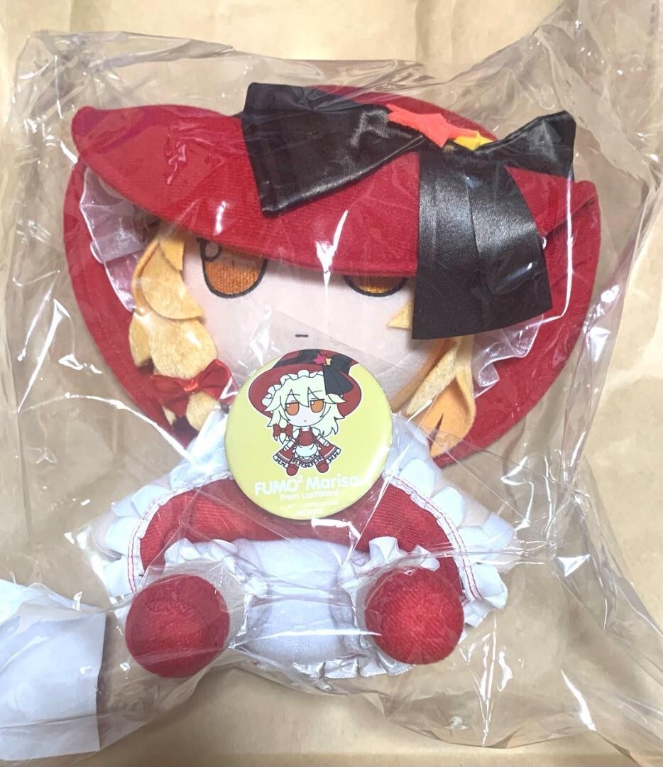Touhou Project Fumo Fumo Series 70 Marisa Plush Doll With Tin Badge ...