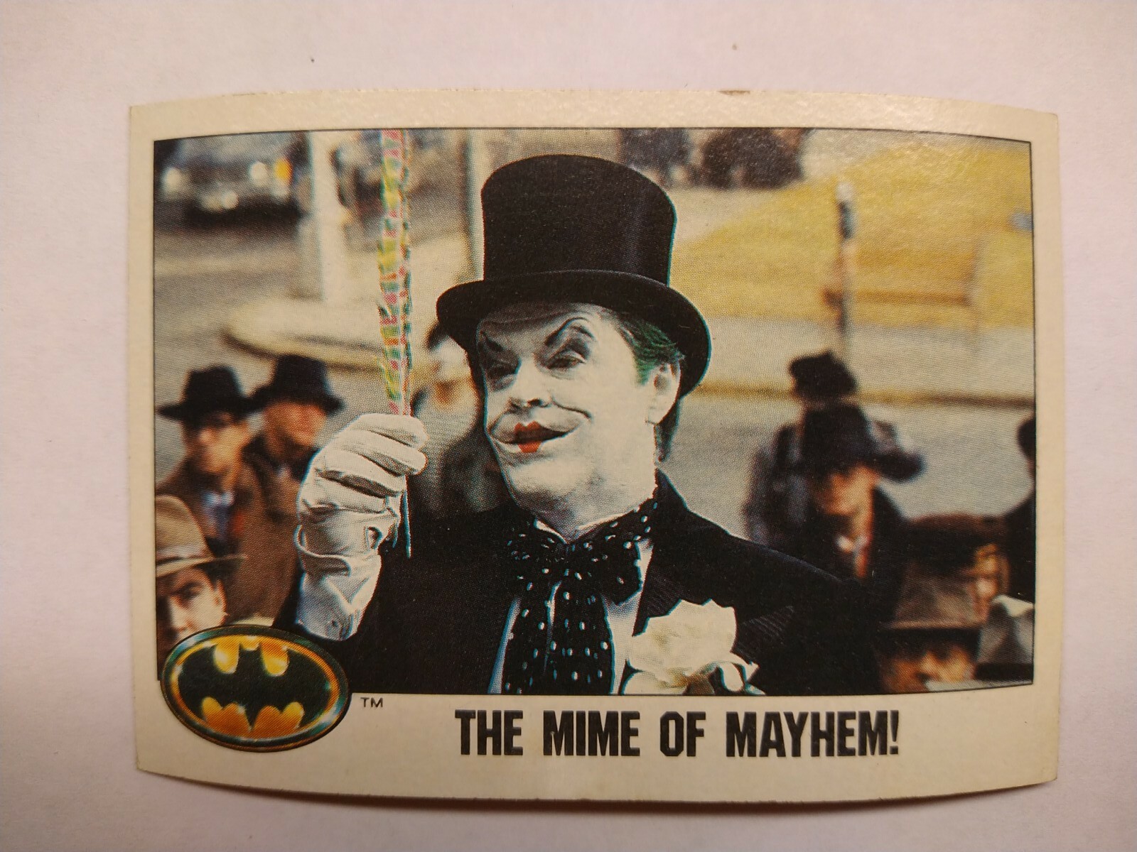1989 Topps Batman Movie Trading Card #55 Mime of Mayhem NEW ...