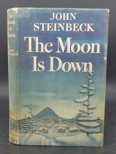 1942 Rare JOHN STEINBECK ~ THE MOON IS DOWN ~ HBDJ 1st Book Club ...