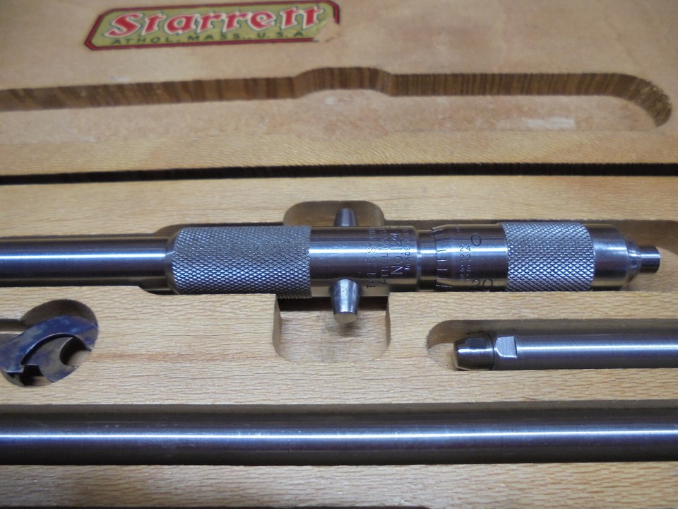 STARRETT 124C INSIDE MICROMETER 8" - 32" RANGE | eBay