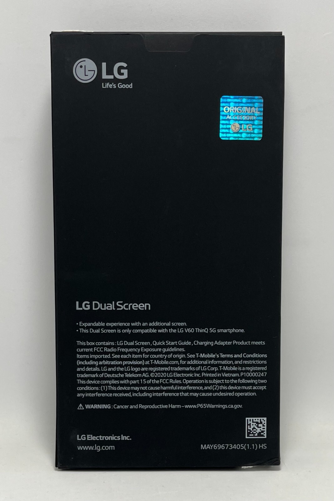 #777-NEW LG Dual Screen Case for LG V60 ThinQ 5G Phone - Model LM-V605N ...