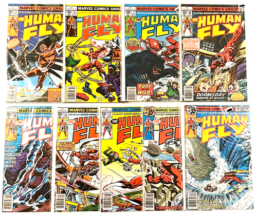 Lot of (9) Books: The Human Fly (Bronze-Age Comics) Mid-Grade, #253 | eBay
