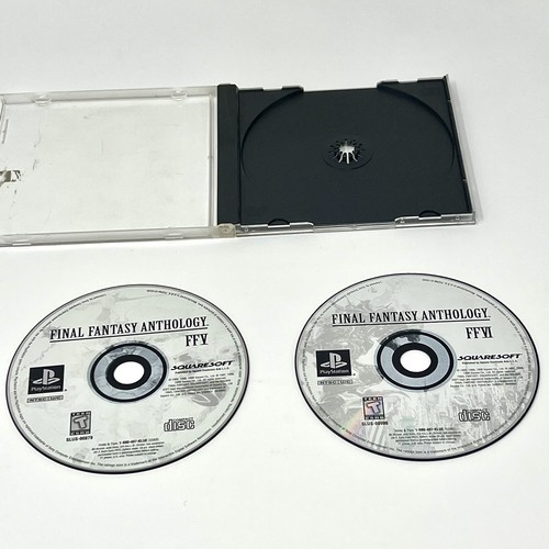 Final Fantasy Anthology: FFVI & FFV PS1 PlayStation (DISCS ONLY) Tested ...