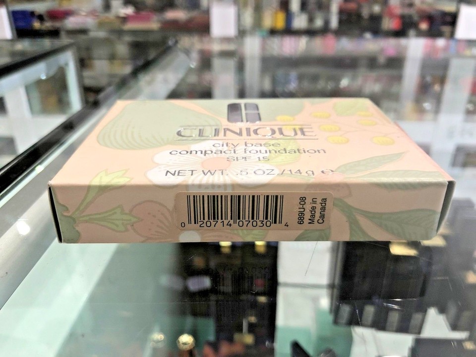 CLINIQUE CITY BASE COMPACT FOUNDATION SPF 15 08 TAWNY .5 OZ (Hard to ...