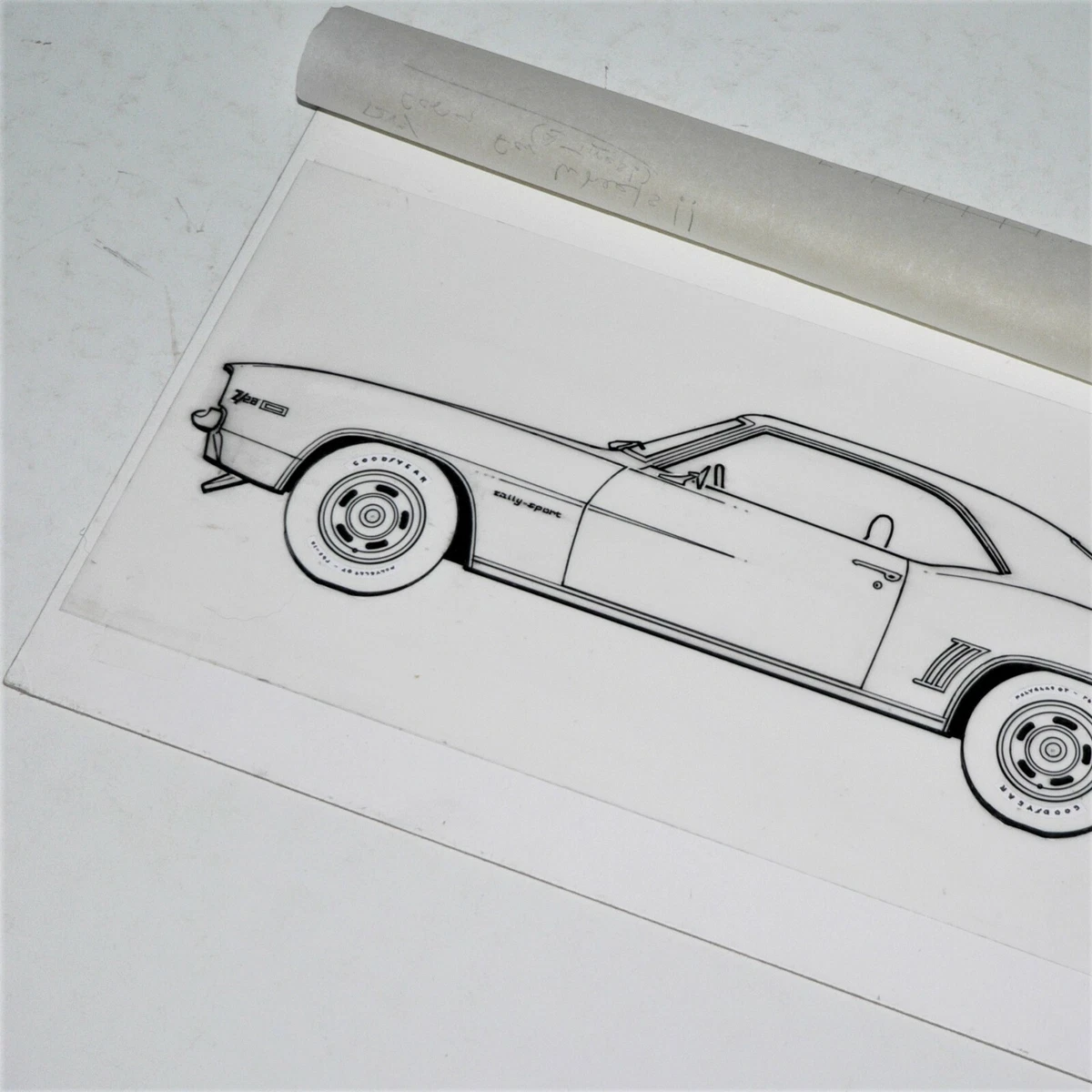 Camaro Outline Drawing