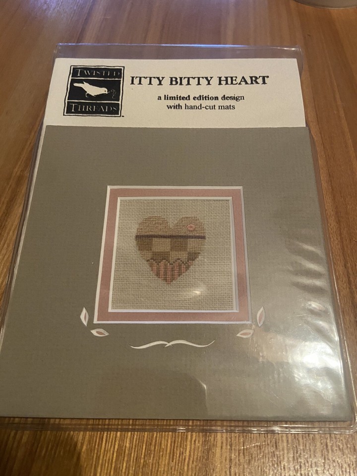 TWISTED THREADS - ITTY BITTY HEART LIMITED EDITION DESIGN W/ HAND-CUT ...