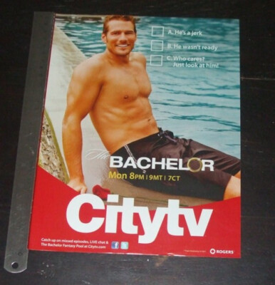 The Bachelor AD original ONE magazine clipping page PHOTO advertisement ...