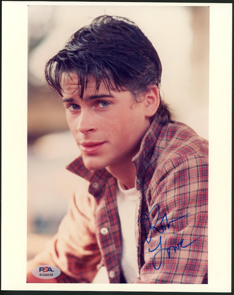 ROB LOWE signed 8x10 photo | "The Outsiders" - autograph PSA/DNA ...