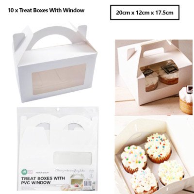 10 x Paper Treat Box Party Candy Goodie Favor Loot Filler Boxes Gift ...