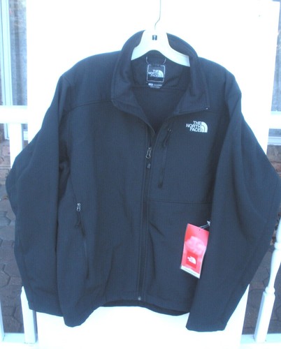 THE NORTH FACE MENS APEX BIONIC SOFT SHELL JACKET-AMVY- BLACK--M- NEW ...