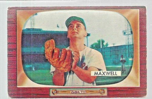 Charlie Maxwell 1955 Bowman ML Baseball Trading Card # 162 Orioles LA ...