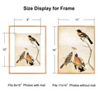 11x14 Picture Frame Set of 3, Gold Metal Photo Frames with HD Glass ...