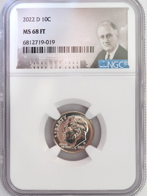 2022-D NGC Graded MS68 FT (Full Torch) Roosevelt Dime #019 | eBay