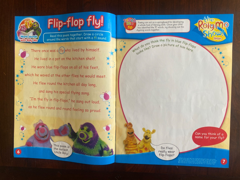 Toybox Teach Me Cbeebies Magazine August 2005 Issue 15 Tweenies ...