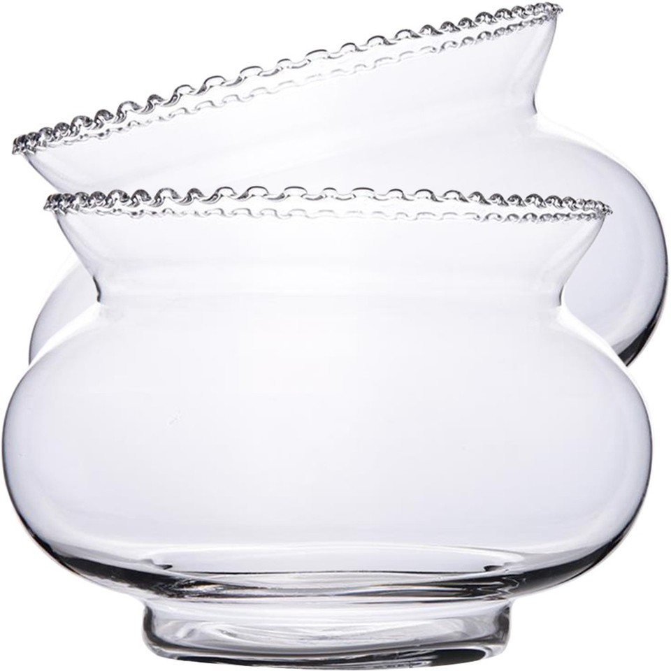 2pcs Transparent Fish Bowl Glass Goldfish Bowl Simple Fish Hydroponic ...