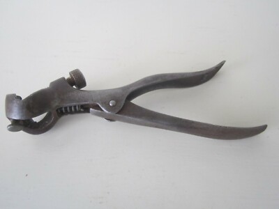 MORRILL's SAW SET 7" ~Pistol Grip Type Improved Dec. 2 1890 Patent ...