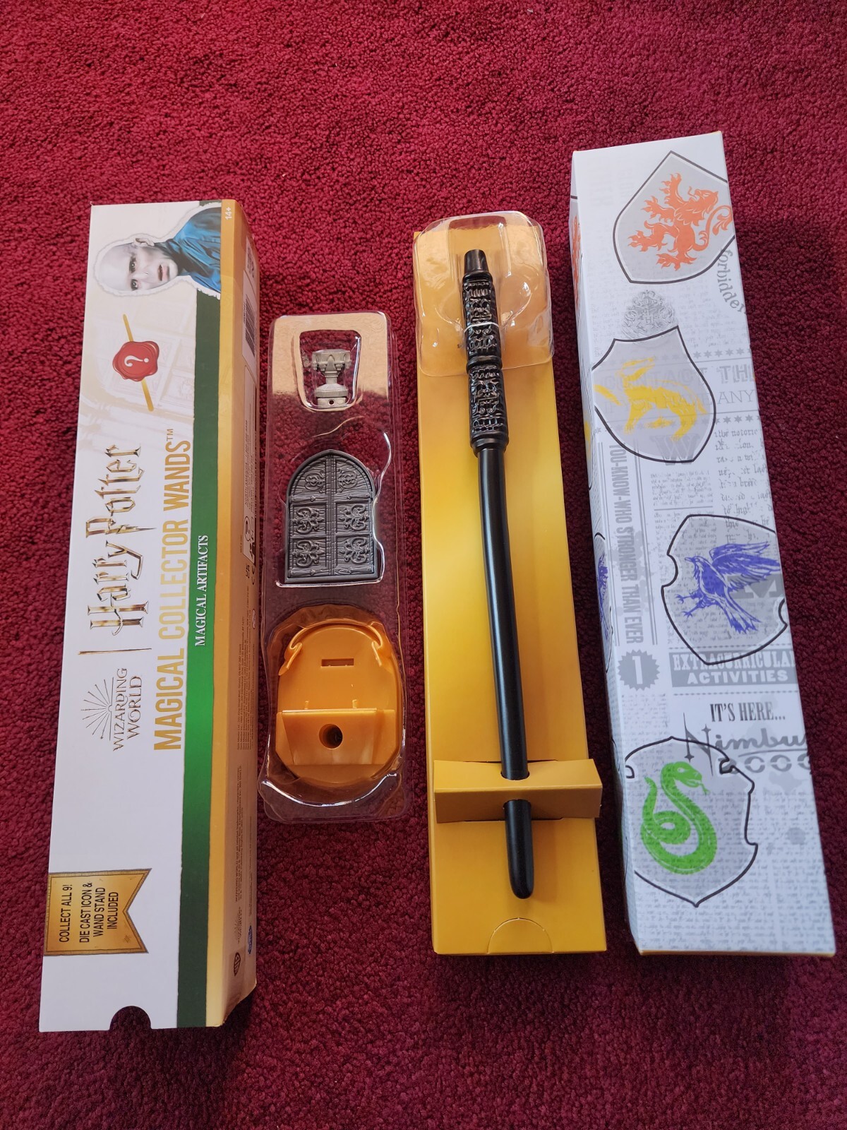 Harry Potter Mystery Magical Collector Wands 9 wand set die cast icon ...