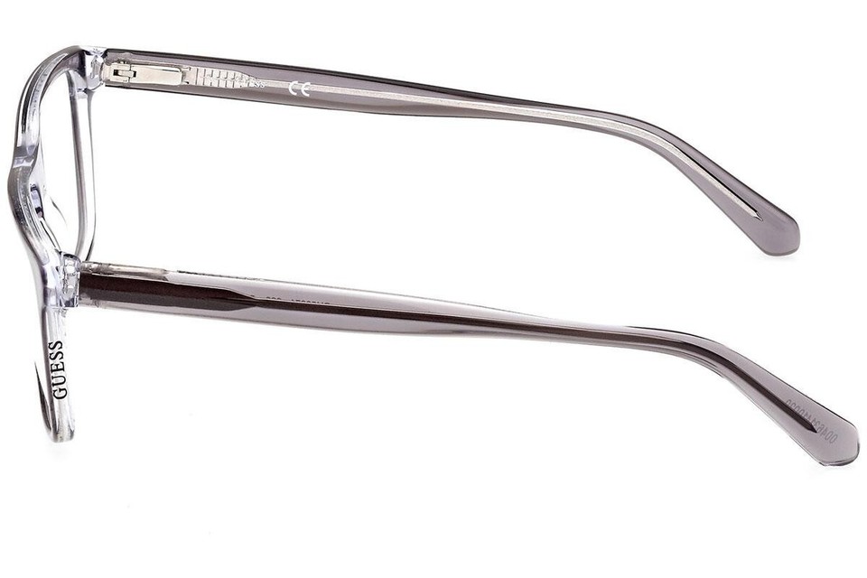 Guess GU50071 020 Shiny Gray Plastic Eyeglasses Optical Frame 56-16-145 ...
