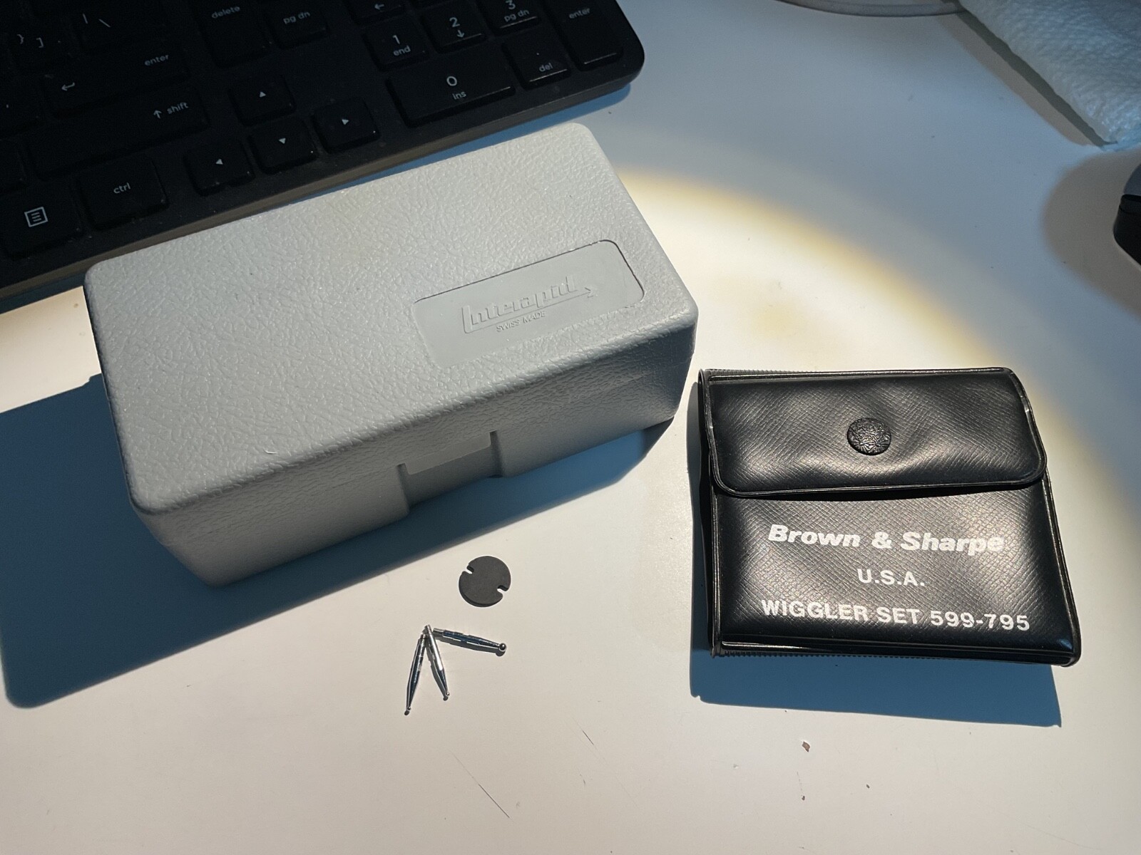 3 Interapid indicator tips and Brown & Sharpe Wriggler Set | eBay