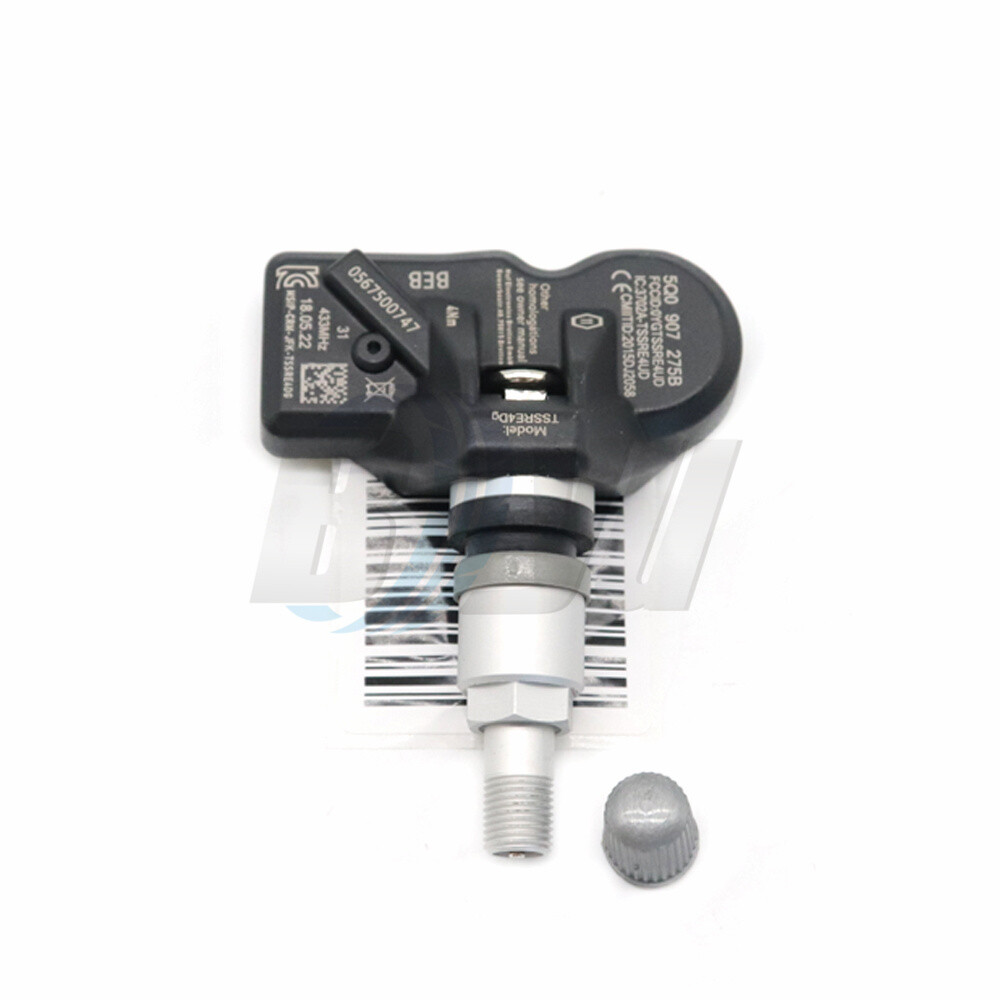 4x Tire Pressure Sensor TPMS 5Q0907275B 433Mhz For AUDI SKODA PORSCHE ...