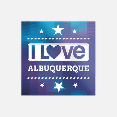 I Love Albuquerque City United States Slogan Vinyl Sticker Decal | eBay