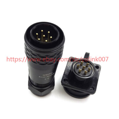 SA2010/P7, SA2013/S7 7 pin waterproof connectors, aviation power cable ...