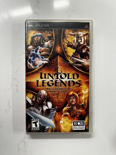 Sony PSP Untold Legends Brotherhood of the Blade Game Tested/Working ...