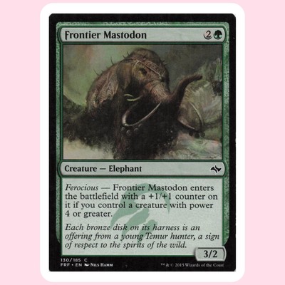 Frontier Mastodon - 130 - Fate Reforged - common MTG - MP | eBay Australia