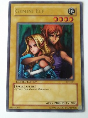 GEMINI ELF-x1-Konami Yugioh Ultra Rare Card-IOC-SE1 | eBay