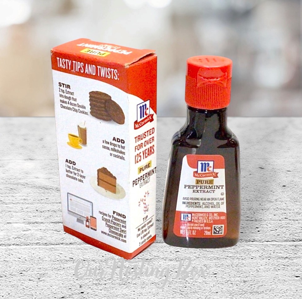 McCormick Pure Peppermint Extract, 1 fl oz ~ Made W/ Real Peppermint ...