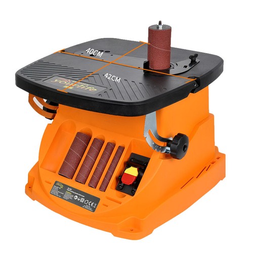 2in 1 Benchtop Electric Oscillating Belt Spindle Sander Metal Wood ...