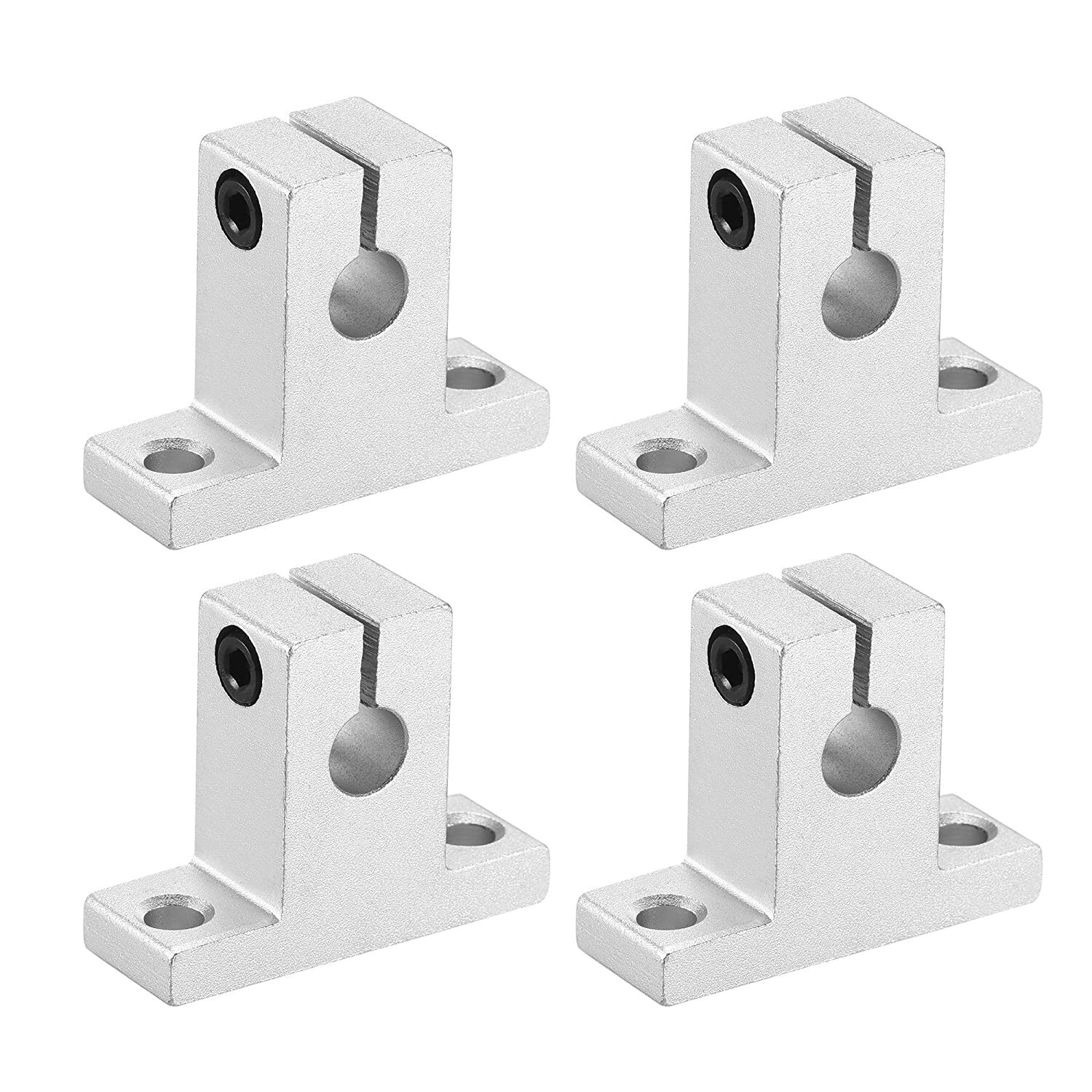 4 pcs SK8 Aluminum Linear Motion Rail Support Guide for Diameter 8mm ...