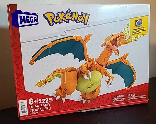 MEGA Pokemon Charizard Nintendo Building Blocks Set Poke Ball Pin | eBay