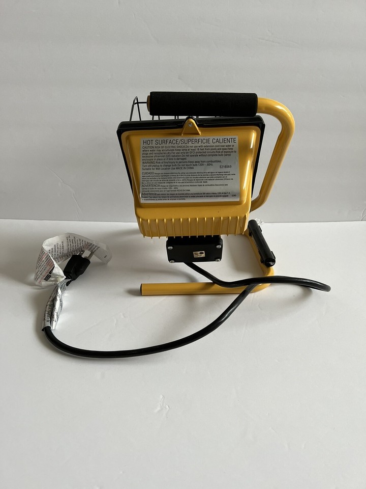 New 500W Heavy Duty Portable Low-Profile HALOGEN WORK LIGHT Project ...