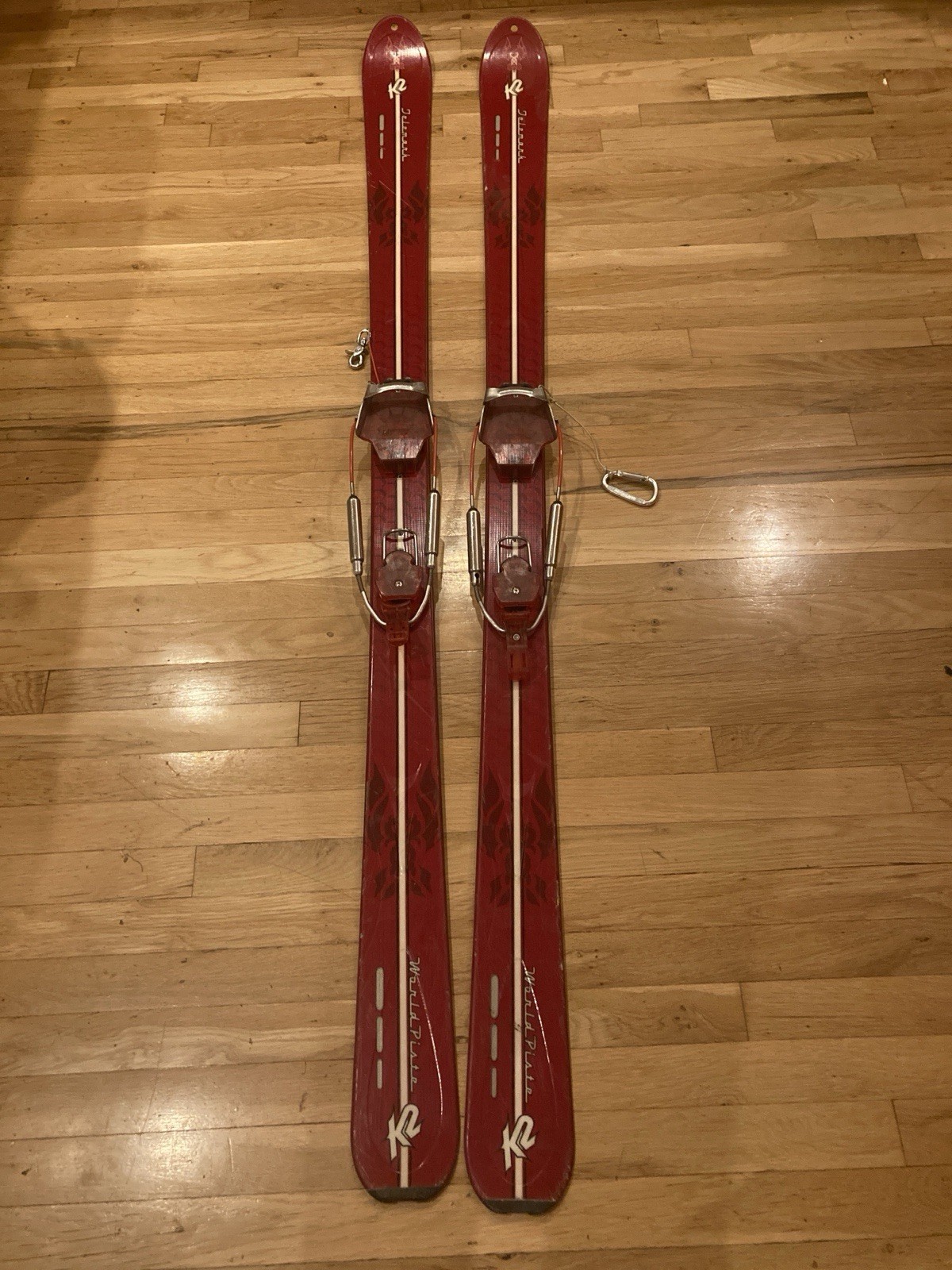 K2 World Piste Telemark Skis W G3 Targa Bindings Fresh Tune Great ...