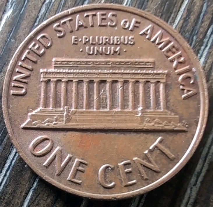 1970 Lincoln Memorial Penny Error No Mint Mark, Wide AM - "L" On Rim ...