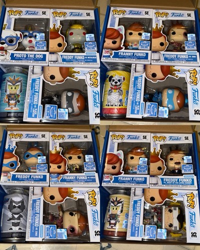 Funko Pop Box Of Fun Bundle 4 Boxes Exclusive Lot Freddy Franny Proto ...